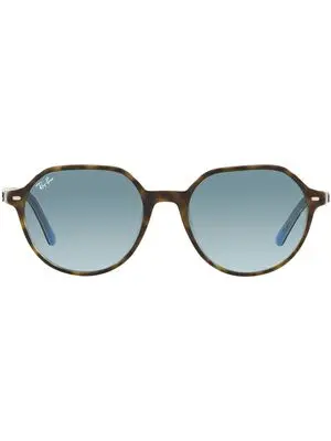 Ray-ban Thalia Round Frame Sunglasses - Brown