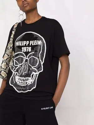 Philipp Plein Skull-embellished T-shirt