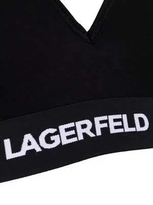 Karl Lagerfeld Logo-underband Bra - Black