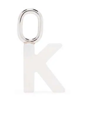 MARIA BLACK Lucid Letter K Charm - White
