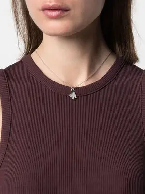 MARIA BLACK Lucid Letter W Charm - White