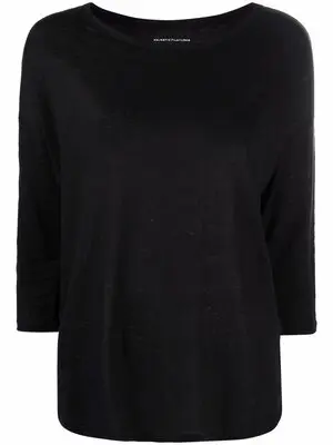 Majestic Filatures Curved Hem T-shirts For Women