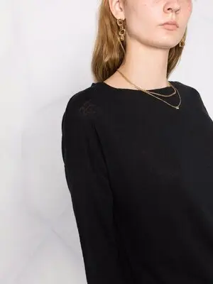 Majestic Filatures Three-quarter Sleeve Top - Black