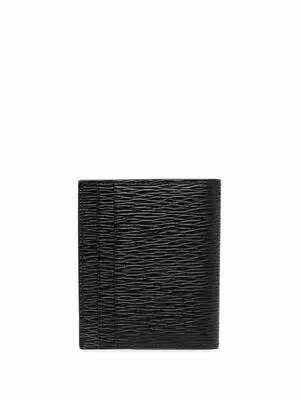 FERRAGAMO Gancini Leather Cardholder - Black