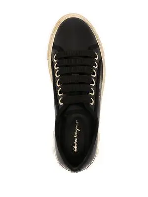 FERRAGAMO Logo-print Lace-up Sneakers