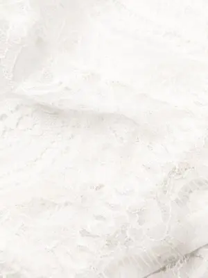 ANINE BING Triangle Lace Bralette - White