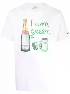 MC2 SAINT BARTH Champagne Money Print T-shirt