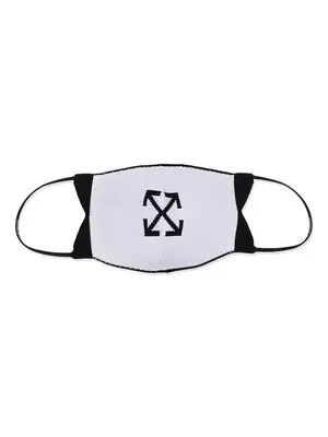 Off-White Arrow Motif Face Mask - Black