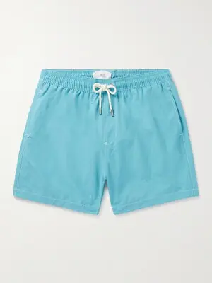 Mr P. Mid-length Swim Shorts - Blue