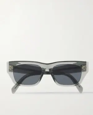 Celine Square-frame Acetate Sunglasses - Gray