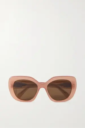 Celine Square-frame Acetate Sunglasses - Orange