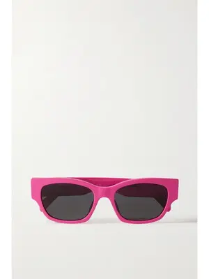 Celine Square-Frame Acetate Sunglasses Pink