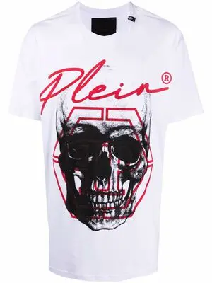 Philipp Plein Skull-print Logo T-shirt