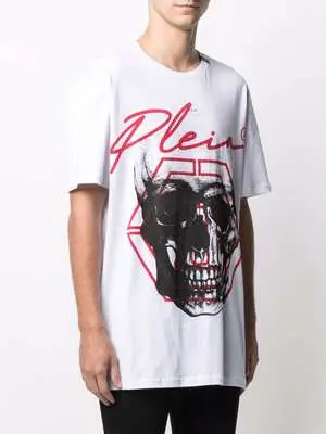 Philipp Plein Skull-print Logo T-shirt