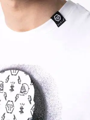 Philipp Plein Skull-print Logo T-shirt - White
