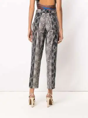 AMIR SLAMA Printed Trousers