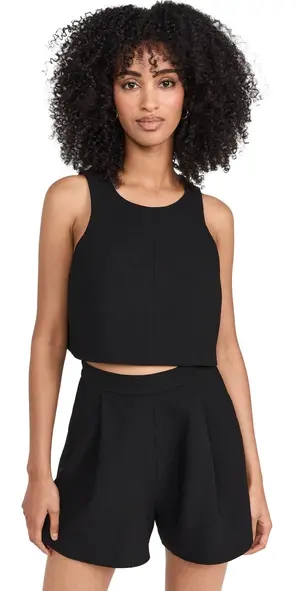 Black Halo Sanibel Two-piece Romper - Black