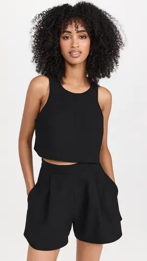 Black Halo Sanibel Two-piece Romper - Black