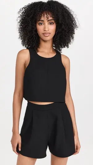 Black Halo Sanibel Two-piece Romper - Black