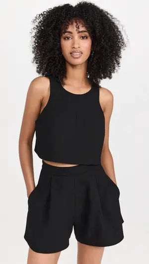 Black Halo Sanibel Two-piece Romper - Black