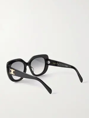 Celine Oversized Cat-eye Sunglasses - Black