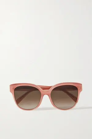 Celine CELINE Eyewear Oversized Cat-eye Sunglasses Pink