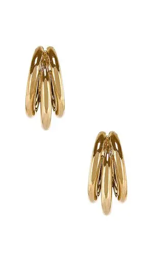 8 Other Reasons Chance Hoop Earrings - Gold