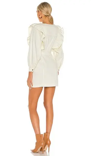 Free People Imogene Mini Dress In White