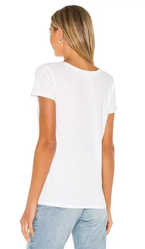 NATION LOS ANGELES Blair Ultra Deep V Tee