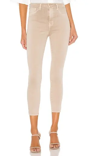 L'Agence Margot High Rise Skinny Jeans - Biscuit