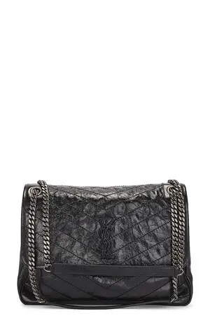 Saint Laurent Large Niki Chain Bag - Noir