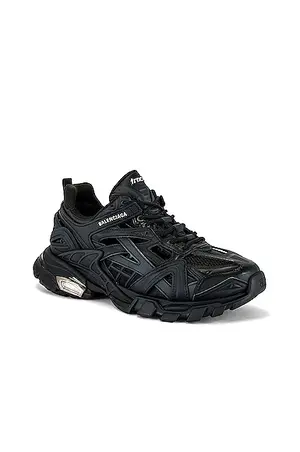 Balenciaga Track.2 Open Sneaker In Black - 25% Off | Editorialist