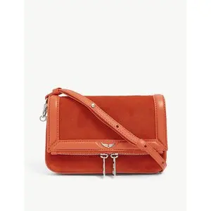 Zadig&Voltaire Rock Novel Nano Suede Cross-body Bag