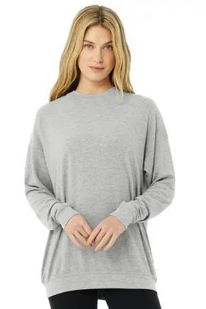 Alo Yoga Soho Pullover Top Dove Grey Heather