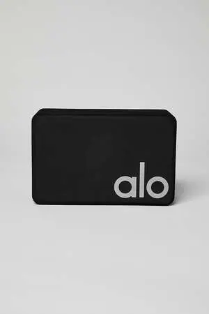 Alo Yoga Uplifting Yoga Block Mat - Black/silver