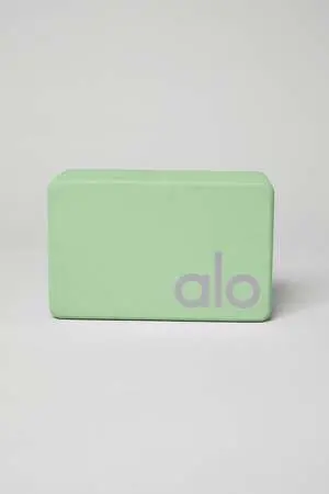 Alo Yoga Uplifting Yoga Block Honeydew/silver