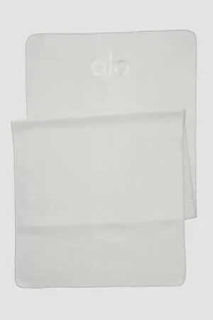 Alo Yoga Grounded No-slip Towel Yoga Mat Dove Grey