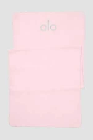 Alo Yoga Grounded No-slip Towel Yoga Mat Powder Pink