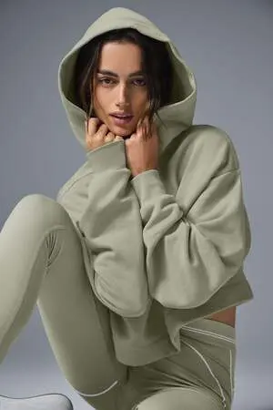 Alo Yoga ALO Bae Hoodie Limestone