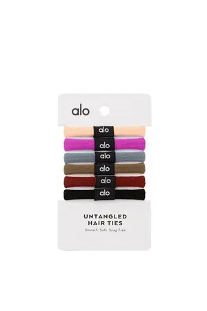 Alo Yoga ALO Untangled Hair Tie 6-Pack Holiday Multi