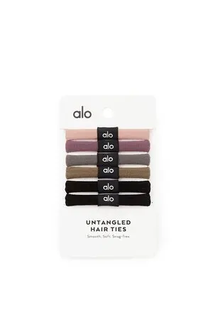 Alo Yoga ALO Untangled Hair Tie 6-Pack Natural Multi