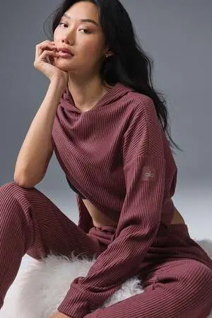 Alo Yoga ALO Muse Hoodie Burgundy Truffle