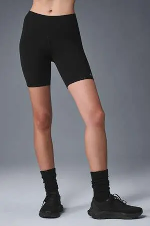 Alo Yoga 7" High-waist Biker Short - Black