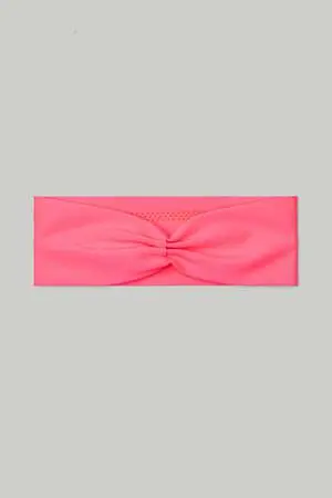 Alo Yoga Airlift Headband Fluorescent Pink Coral