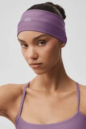 Alo Yoga Airlift Headband - Plum Kiss