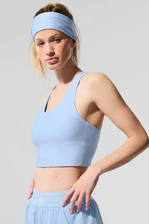 Alo Yoga Airlift Headband Seashell Blue