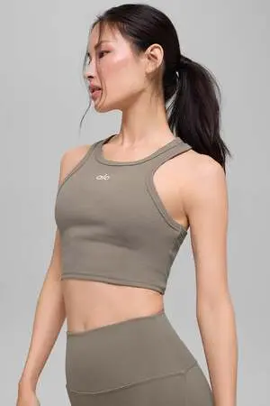Alo Yoga Cropped Performance Tops For Women