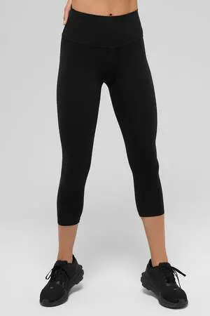 Alo Yoga High-waist Capri Pants - Black