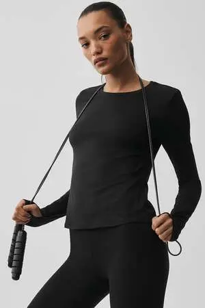 Women's Stretchy Cuffed Pullover