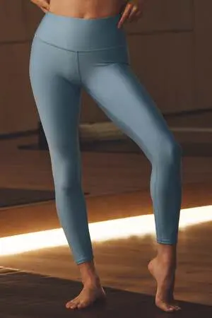 Alo Yoga Red Hot High-Waist Airlift Legging Celestial Blue